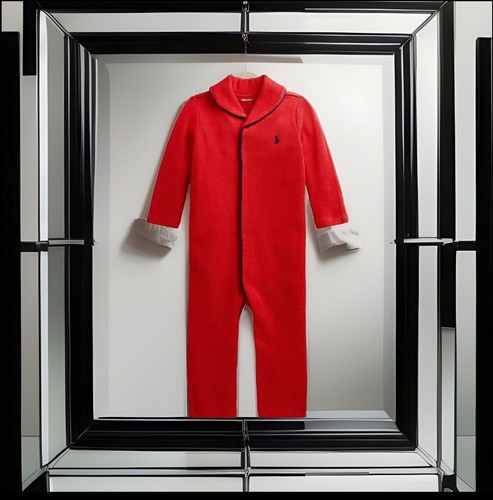 Boys NWT Ralph Lauren Polo French-Rib Cotton Coverall 12 Months | eBay