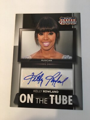 2015 Panini Americana On the Tube Kelly Rowland AUTO Autograph MS-KR | eBay