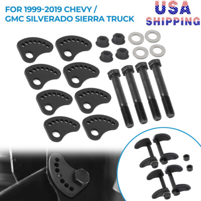 US Upper Arm Cam Bolt Kit Camber Lock Alignment For 99-18 Silverado ...