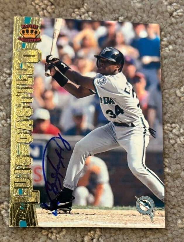 1997 Pacific Baseball Card #298 Luis Castillo signed autographed ...