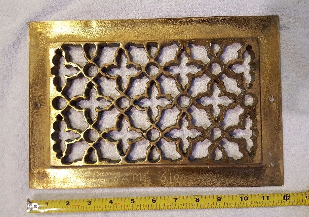 ANTIQUE STYLE SOLID BRASS REGISTER COVER | eBay
