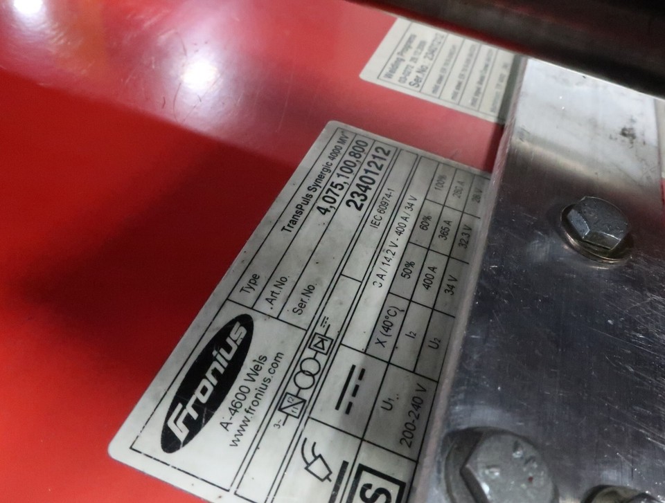 Fronius Welder FK 4000-R US 18785 | eBay