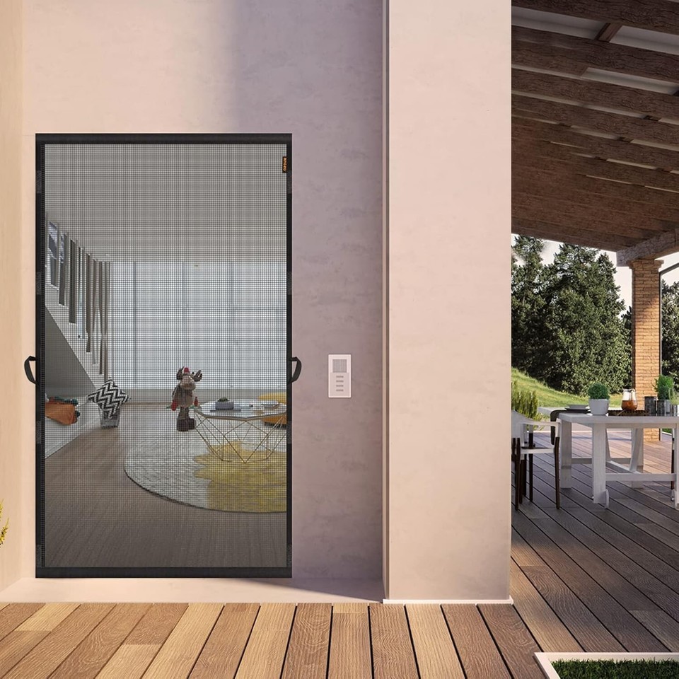Retractable Hanging Screen Door for 36" x 80" Entries - Easy Install ...