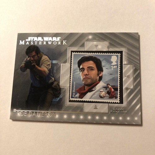 Topps Star Wars Masterwork Stamp Relic Card Poe Dameron | eBay