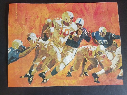 Vintage BALTIMORE COLTS WHITE OWL CIGAR PROMOTION PRINT - LOU FECK 1967 ...