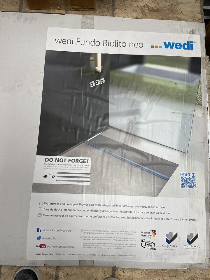wedi shower pan | eBay