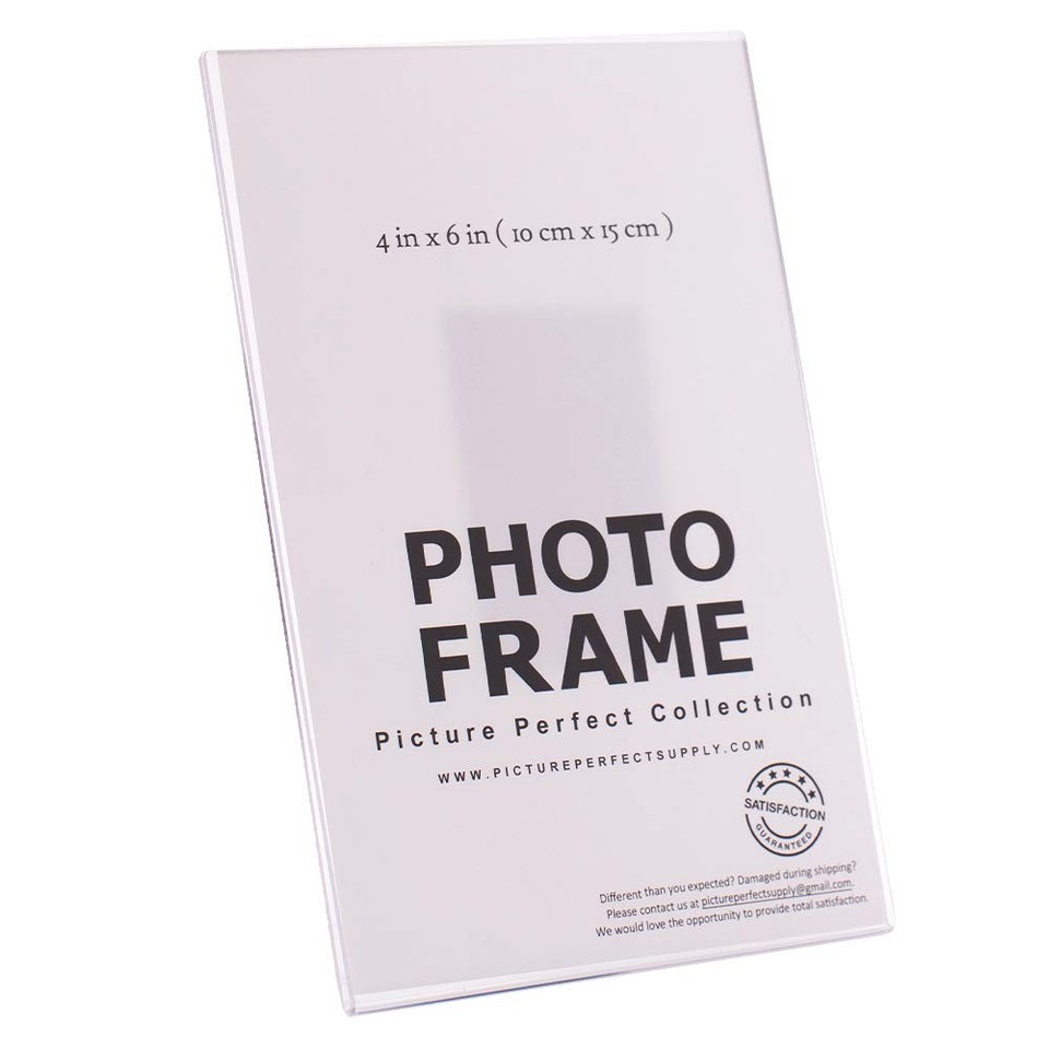 4x6 Clear Acrylic Picture Frame Magnet; Magnetic Acrylic Photo Frames ...
