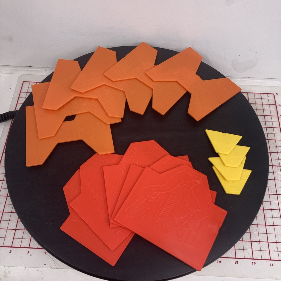 TOMY Mighty Men & Monster Maker Design Kit 15 Plates Vintage 1979 B6 | eBay