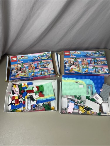 Lot Of 2 Lego Paradisa 6410 Cabana Beach 1994 with Boxes READ | eBay