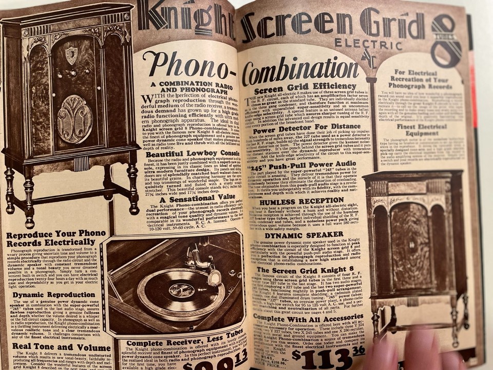 Allied Radio Corp 1930 vintage radio amateur vacuum tubes Knight ...