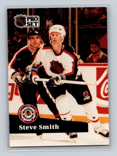 1991-92 Pro Set #284 Steve Smith Edmonton Oilers | eBay