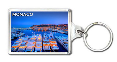 Monaco Port Keyring Souvenir Keychain | eBay