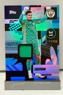 Ederson Relic Card Numbered 177/250 - Manchester City Team Set 2024/ ...
