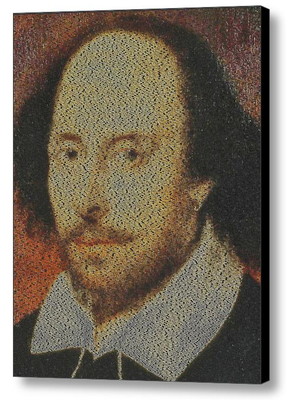 William Shakespeare Plays Mosaic AMAZING Framed 9X11 Limited Edition ...