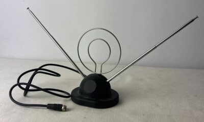 FM Radio Stereo Receiver Indoor Telescopic Rabbit Ears ANTENNA Cable | eBay