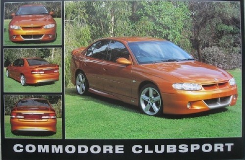 (LAMINATED) HOLDEN COMMODORE CLUB SPORT HOSV R8 250 LS1 POSTER (61X91CM ...