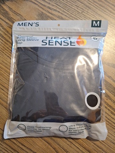 Mens HEAT SENSE THERMAL LONG SLEEVE TOP - New!! | eBay