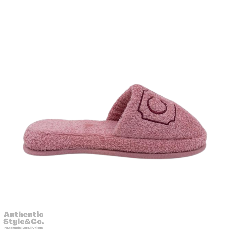 Unisex Personalized Terry Cloth Slippers, Women's Slippers, Monogrammed ...