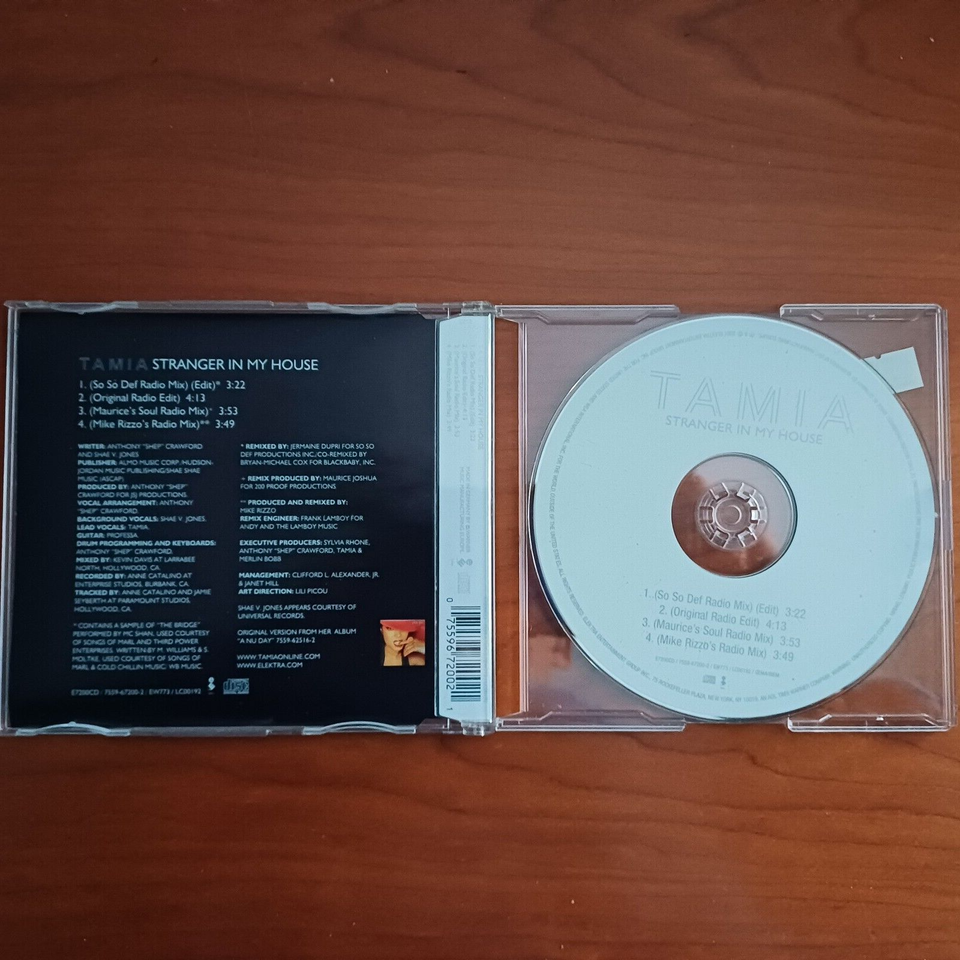 Tamia - Stranger In My House - 4 Trk Mixes UK CD Single 2001 (Dance ...