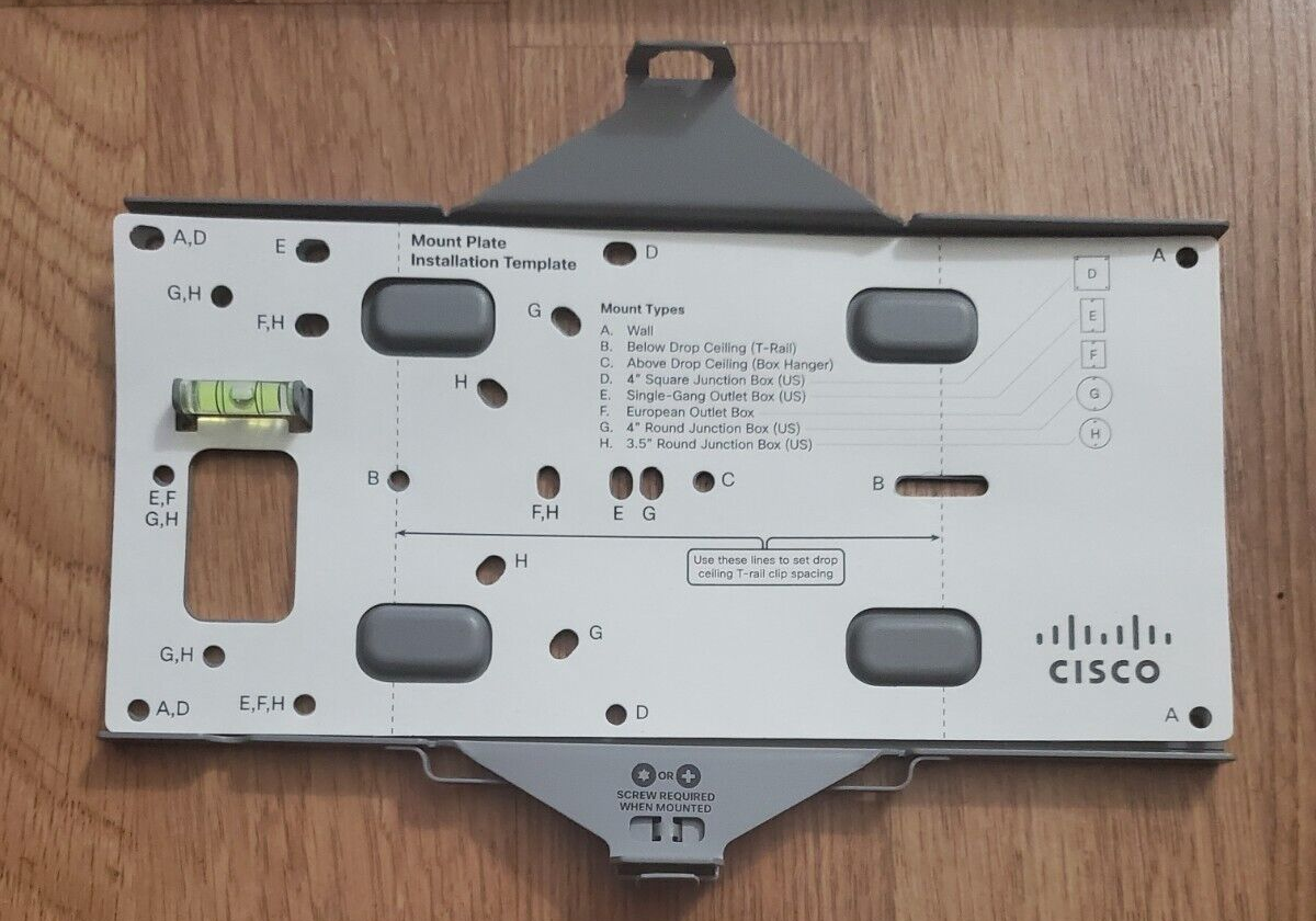 CISCO Meraki Wall Mount/Mounting Bracket MR-32 MR34 MR42 MR42E MR46 ...