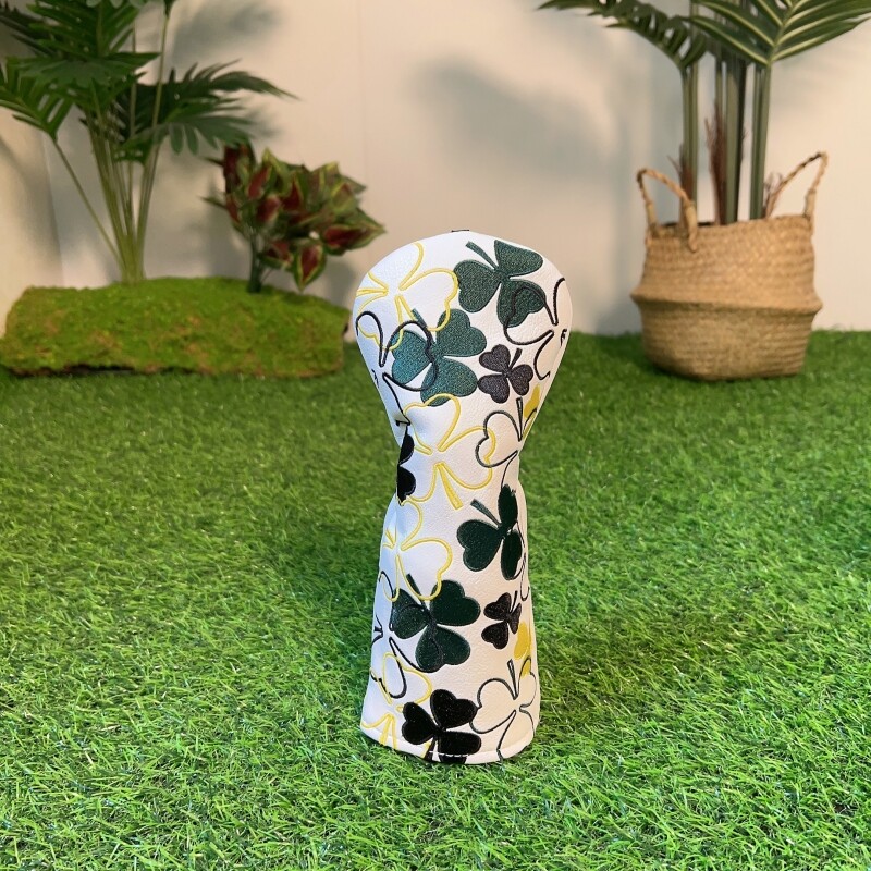 Four-leaf Clover Golf Club Head Cover Driver Fairway Woods Hybrid UT ...