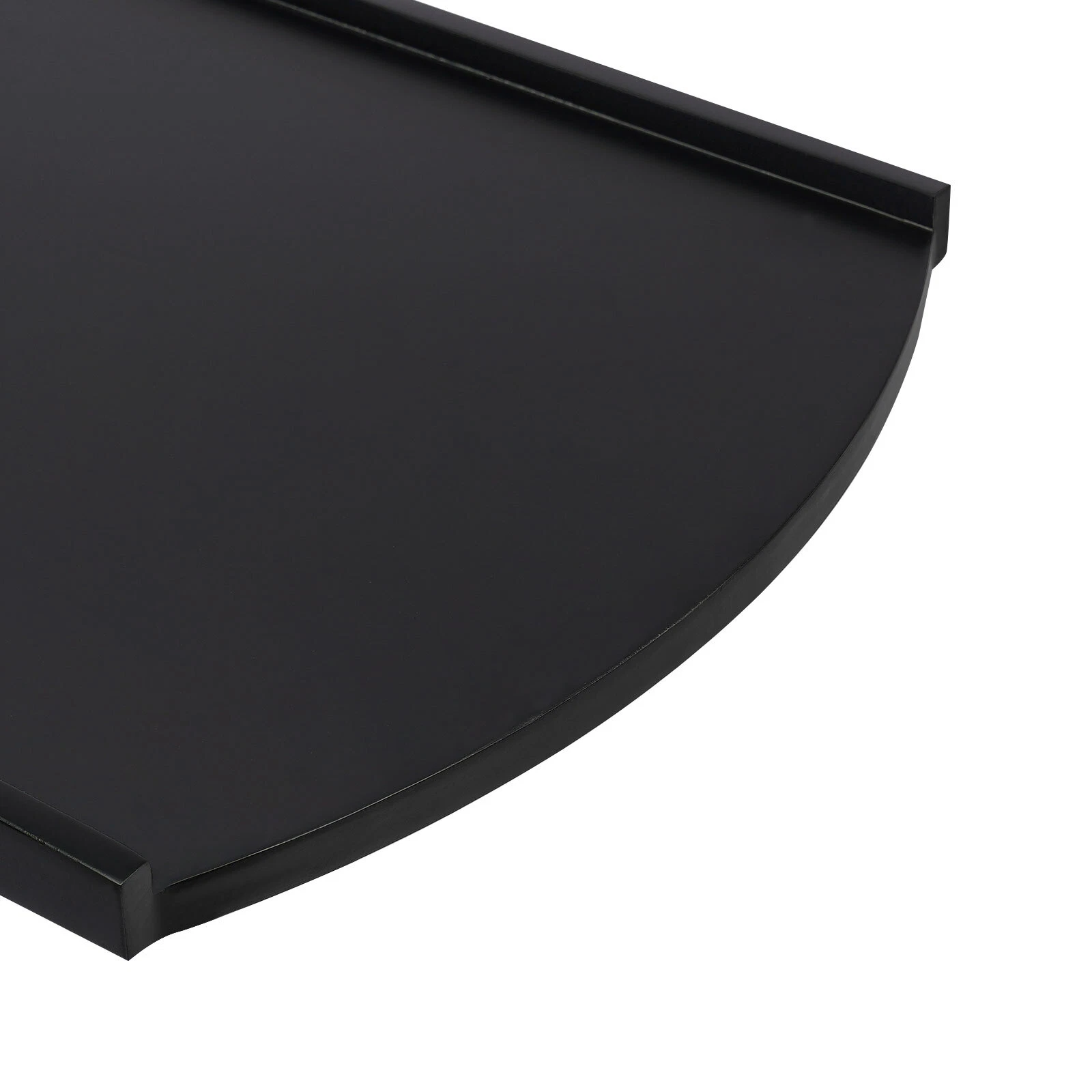 Modern Black Free-standing Adjustable Wood Swivel Tray Table w ...