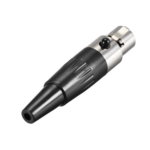 3pcs Mini 3-Pin XLR Female Connector Adapter ,Microphone Plug,Mic Audio ...