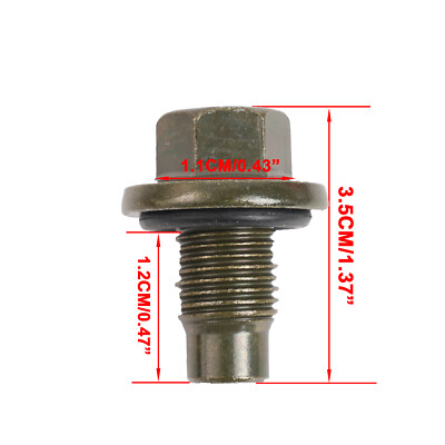 6507741AA OIL PAN DRAIN PLUG ENGINE NEW FOR CHRYSLER DODGE FIAT CITROEN ...