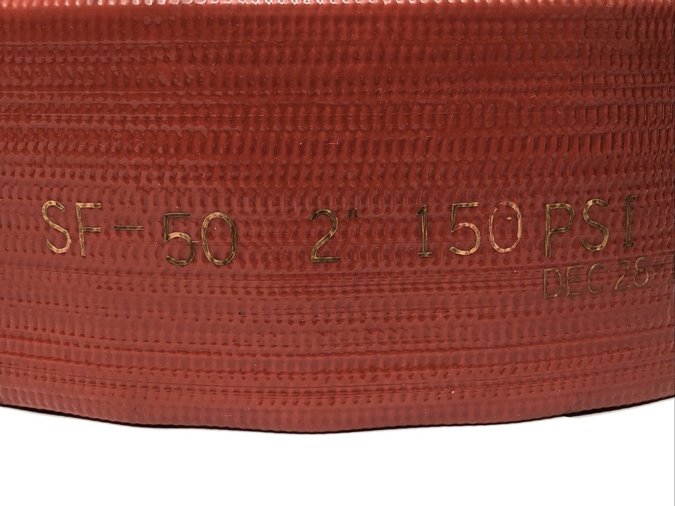 2" x 50' Sunflow SF-50 Lay Flat Hose, 150 PSI - Campbell Male/Female ...