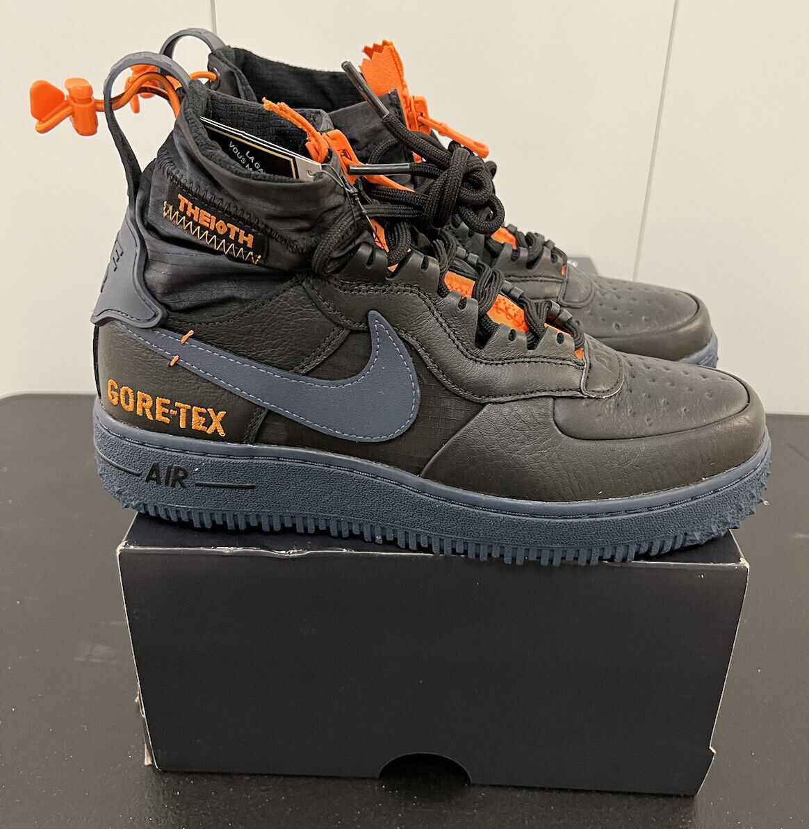 Nike Air Force 1 WTR Gore-Tex 'Black Thunder Blue' CQ7211 Nike Air Force 1 WTR Gore-Tex 'Black Thunder Blue' CQ7211