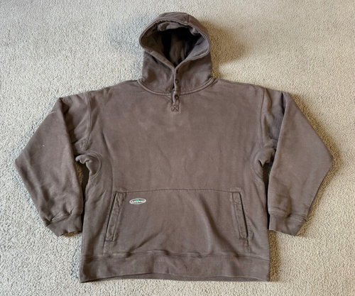 Arborwear Men's Gray Heavyweight Cotton Snap Neck Hooded Sweatshirt ...