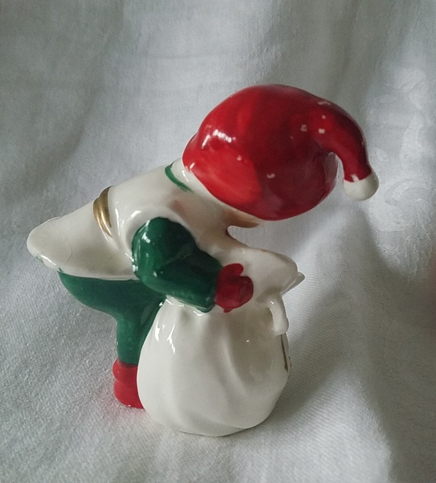 3 Vintage 1950's Lefton Santa's Elf Pixies Helpers Japan In Original ...