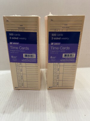 Time Clocks - Time Card