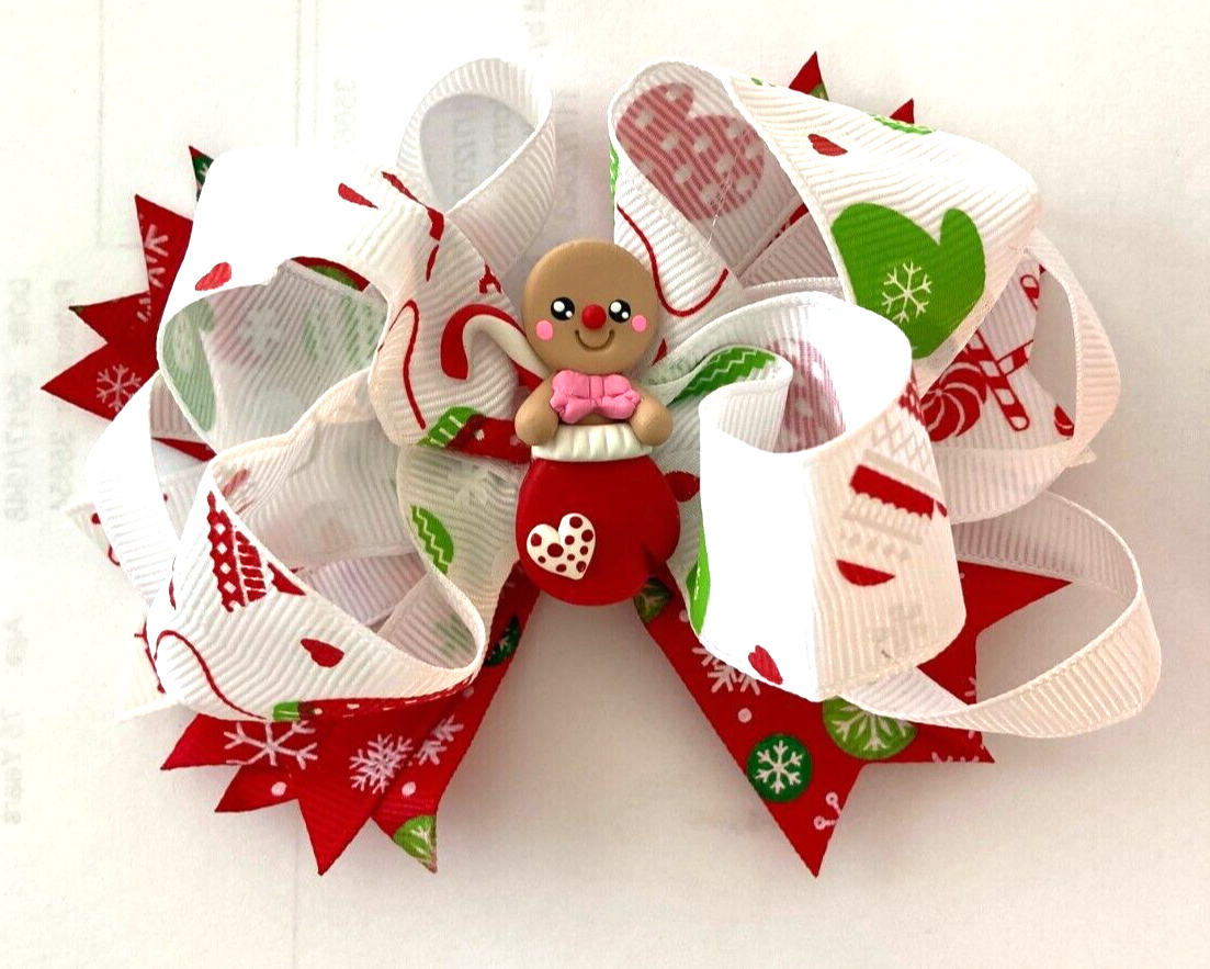 Elegant Christmas Hair Bows