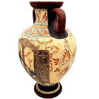 Greek Amphora 36cm Ancient Greek pottery ,Theseus and Minotaur,Achilles ...