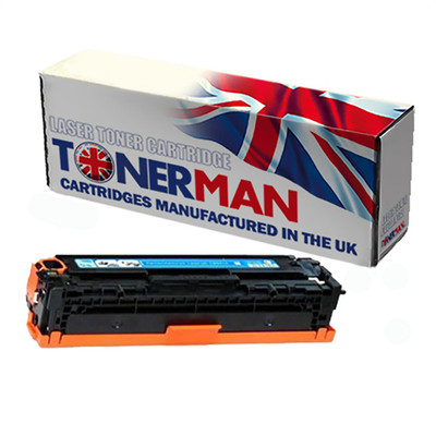 Toner for HP CP5525 HPCP5525 CE271A 15,000 pages Cyan UK Reman. | eBay UK