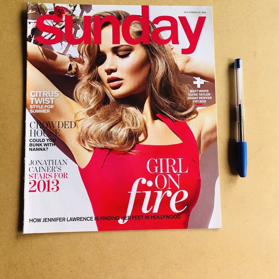 Jennifer Lawrence Girl on Fire Rare Import magazine Actor Movie Star ...