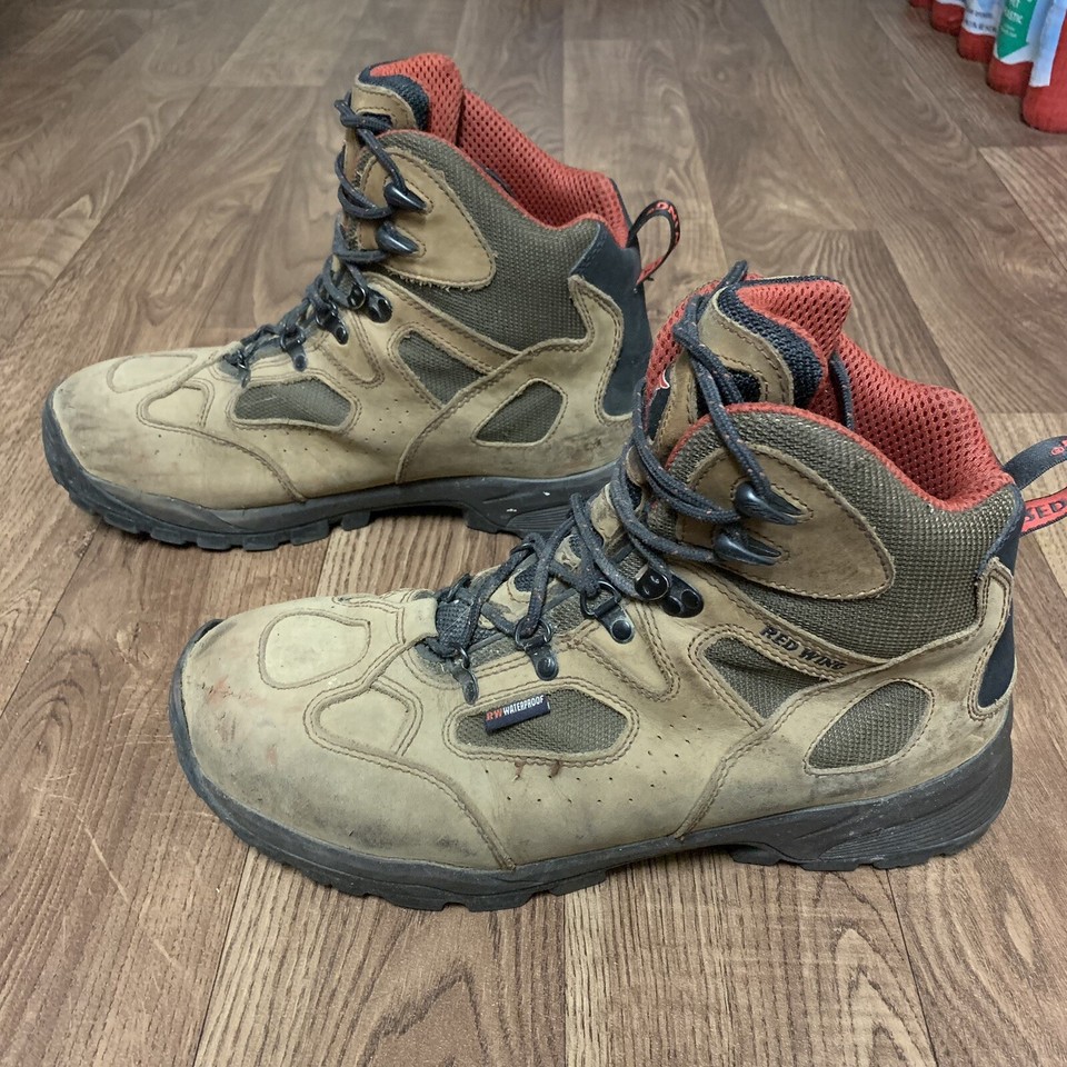 Red Wing Shoes 8675 TruHiker Waterproof Hiking Boots Brown Leather Mens ...