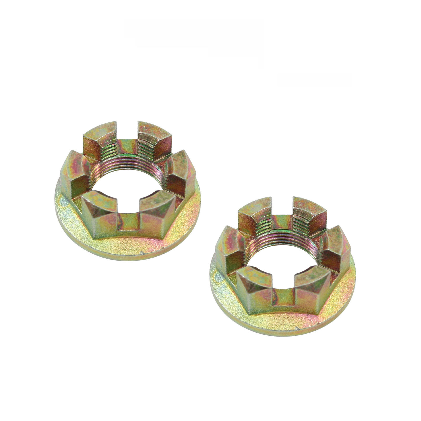 BRAKE DRUM AXLE HUB CASTLE NUTS x 2 REAR | Grelly UK