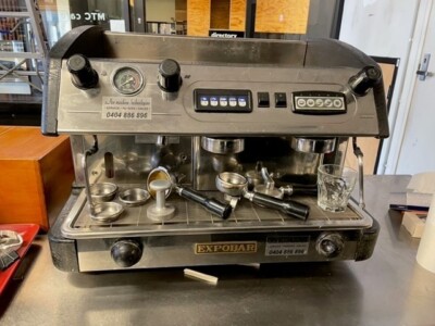 REDUCED Exobar Elegance Commercial 2 group Coffee Machine with ...