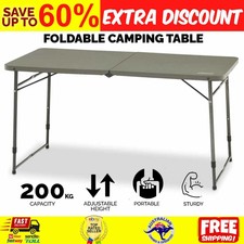 Coleman 1377562 4ft Fold in Half Portable Picnic Table for sale online ...