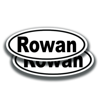ROWAN NAME DECALs 2 Stickers Bogo Car Truck Bumper Window | eBay