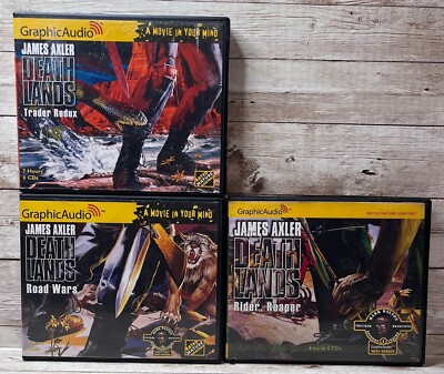 Deathlands, 3 CD book set, James Axler, Rider, Reaper, Road Wars ...