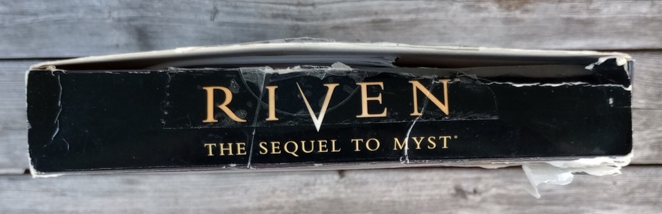 Riven The Sequel To Myst (PC/Mac CD-ROM) Video Game Cyan 1997 BIG BOX ...