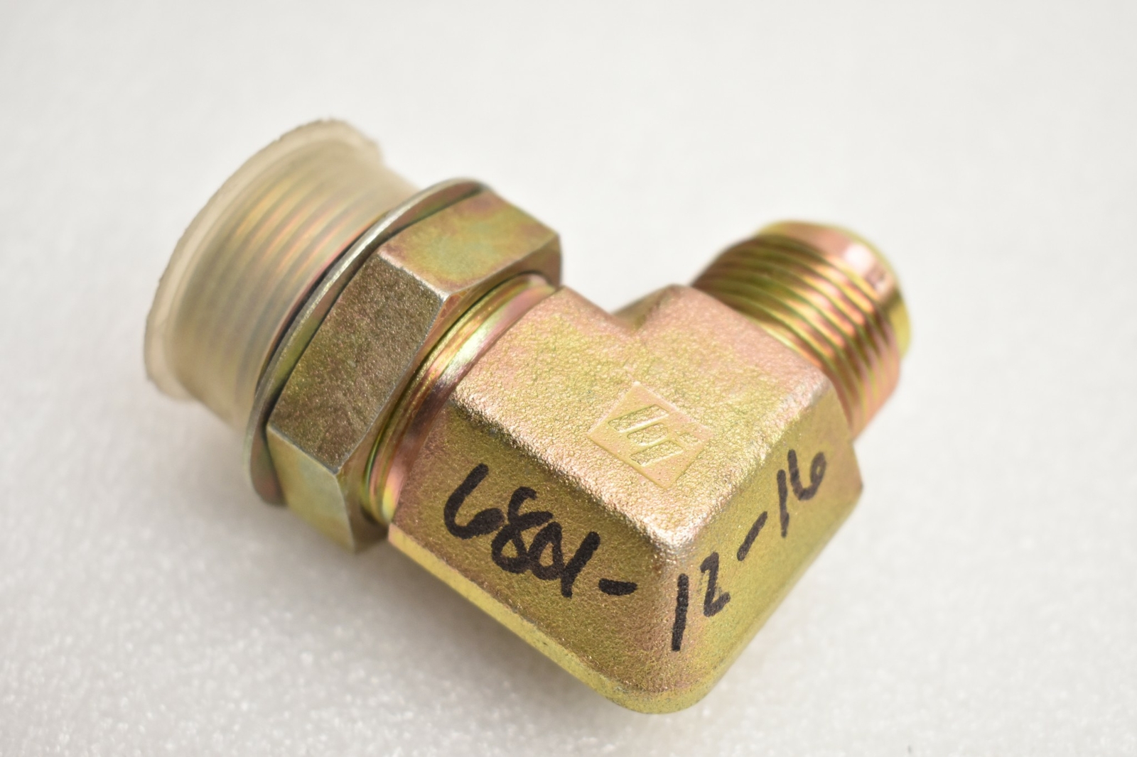 (2) Brennan 6801-12-16 90 Degree Elbow Hydraulic tube fitting and ...