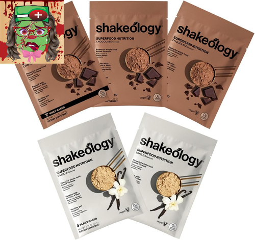 Shakeology 0G Added Sugar Sampler Pack Vegan & Whey Protein Powder ...