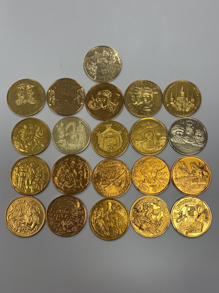 Vintage Krewe of Rex 73 Doubloons 1960s-1980s Lot Mardi Gras Parade ...