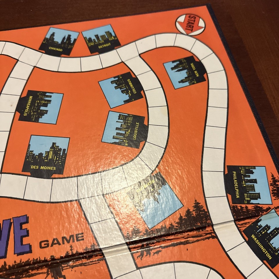 Ideal The Fugitive Board Game based in TV Show Starring David Janssen ...