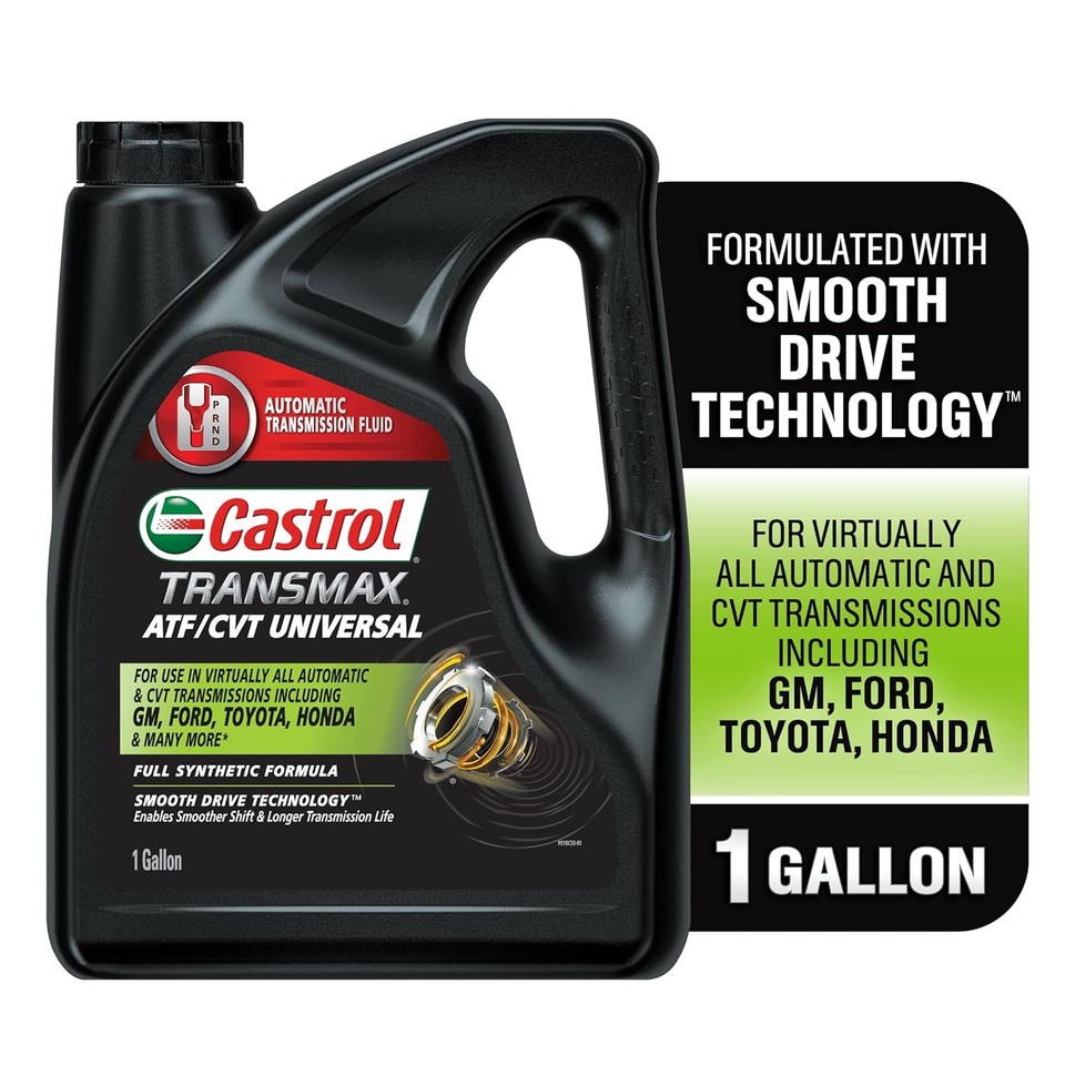 Castrol Transmax ATF/CVT Universal Automatic Transmission Fluid, 1 ...