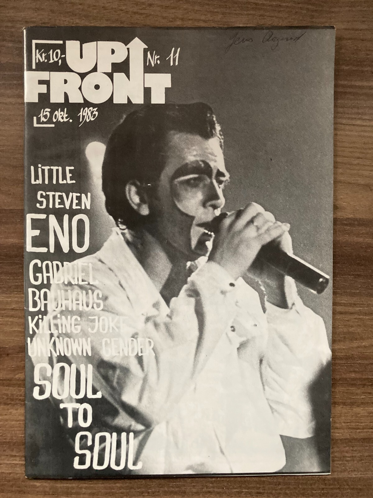 Peter Gabriel + Little Steven + ENO 1983 "Upfront" VERY RARE Danish ...